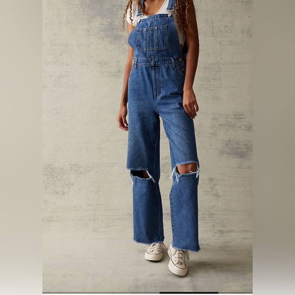 PacSun | Jeans | Nwt Dark Denim Overalls | Poshmark